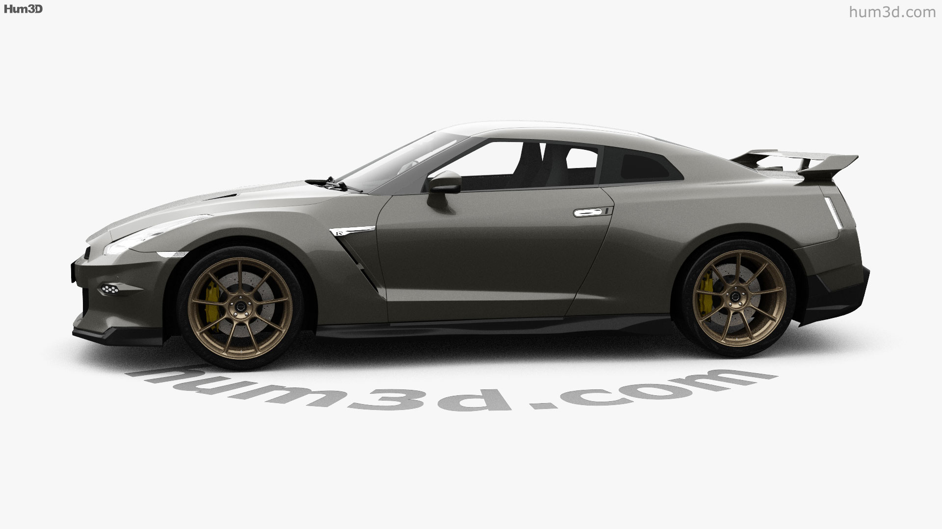 360 view of Nissan GT-R Premium Edition T-Spec 2024 3D model - 3DModels ...