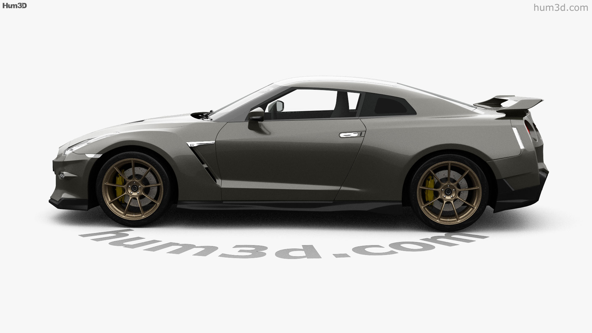 360 view of Nissan GT-R Premium Edition T-Spec 2024 3D model - 3DModels ...