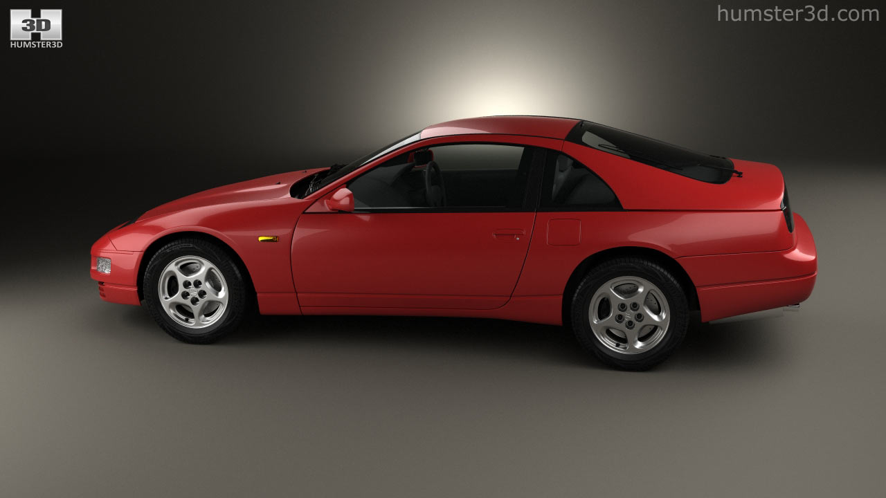 360 view of Nissan 300ZX (Z32) 2 seater 1993 3D model - 3DModels store