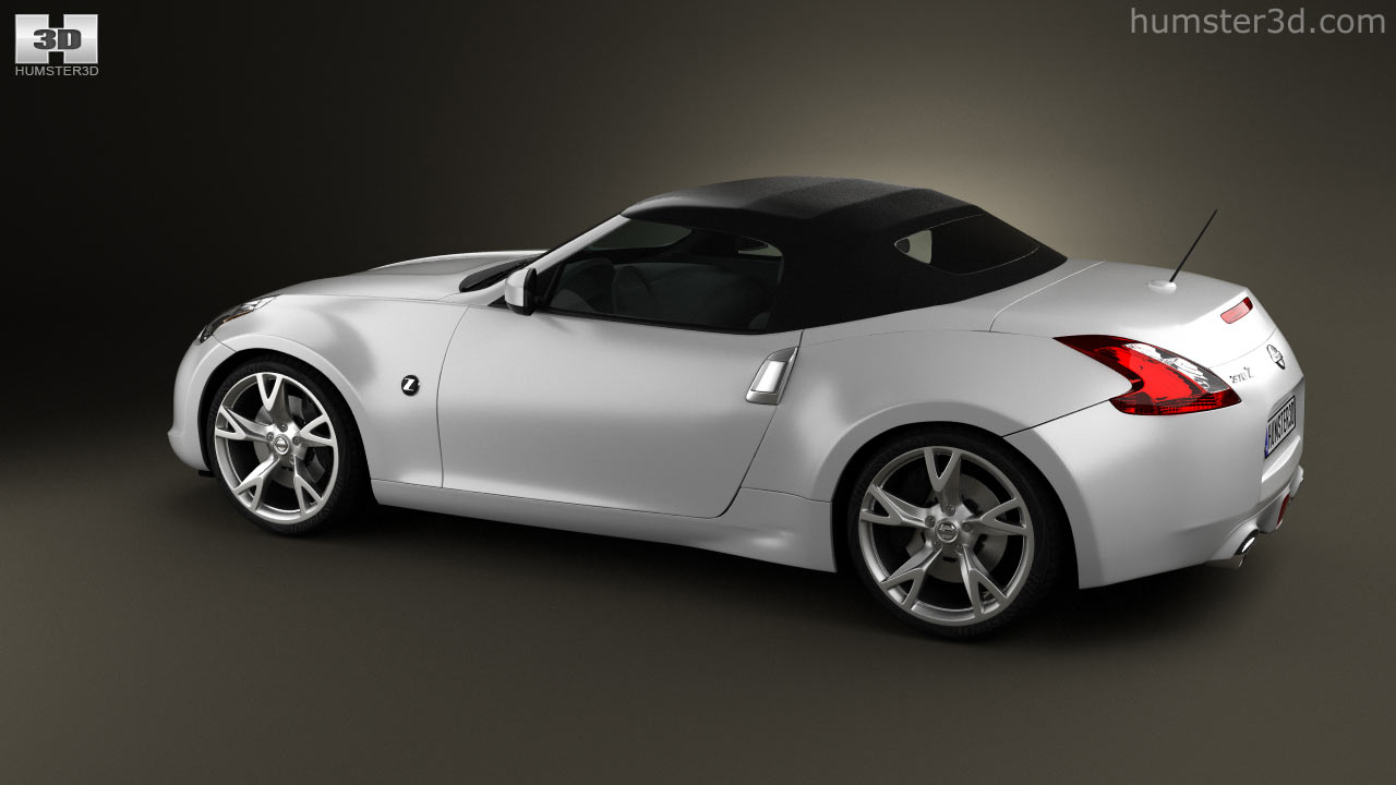 360 view of Nissan 370Z Roadster 2012 3D model - 3DModels store