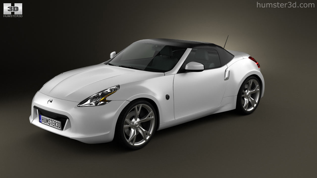 360 view of Nissan 370Z Roadster 2012 3D model - 3DModels store