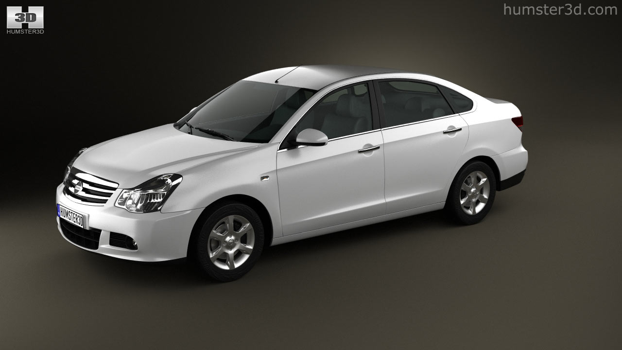 360 view of Nissan Almera (Sylphy) 2015 3D model - 3DModels store