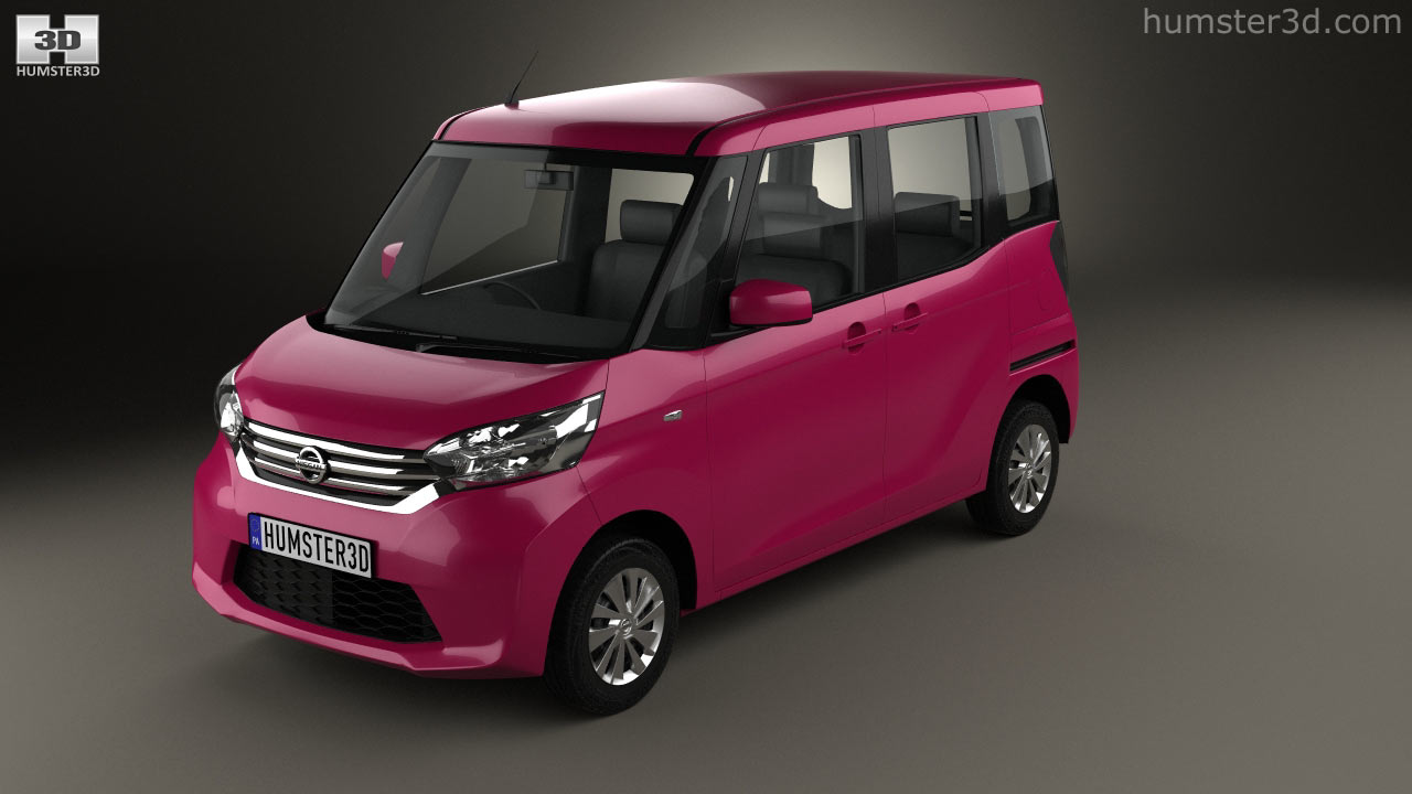 360 view of Nissan Dayz Roox 2016 3D model - 3DModels store