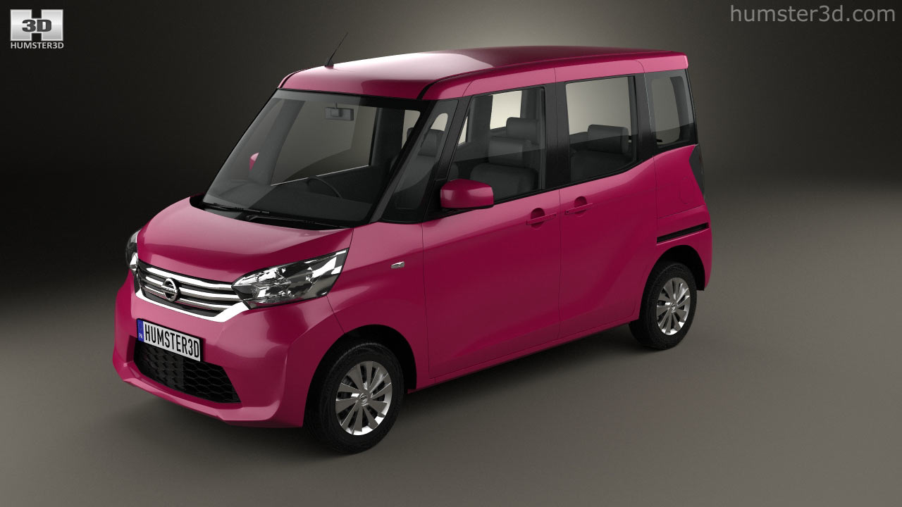 360 view of Nissan Dayz Roox 2016 3D model - 3DModels store