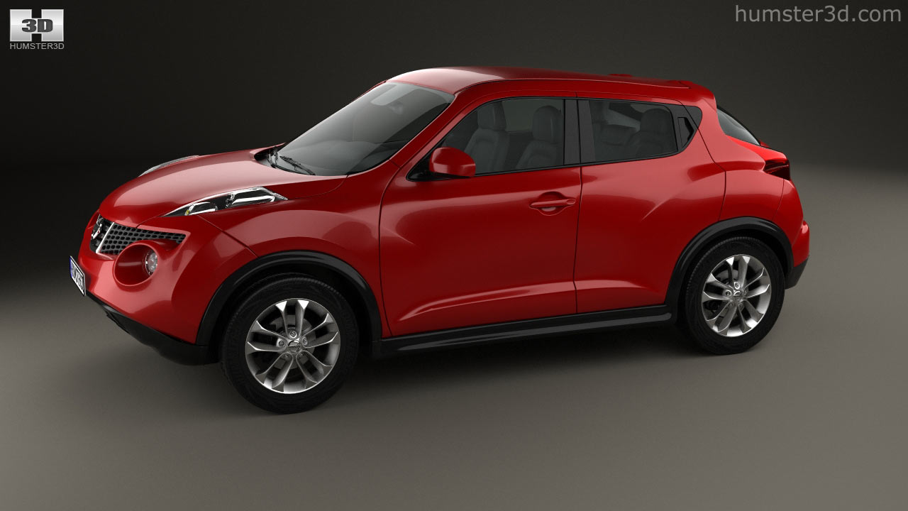 360 view of Nissan Juke 2014 3D model - 3DModels store