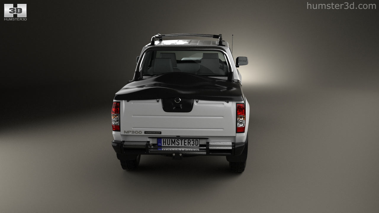 360 view of Nissan Navara (NP300) Double Cab Hardbody Silver 2016 3D ...