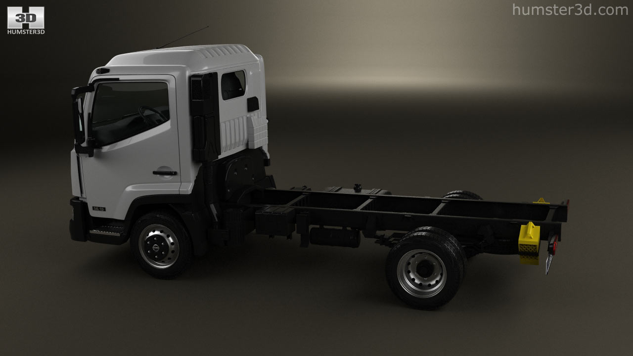 360 view of Nissan NT 500 Chassis Truck 2017 3D model - 3DModels store
