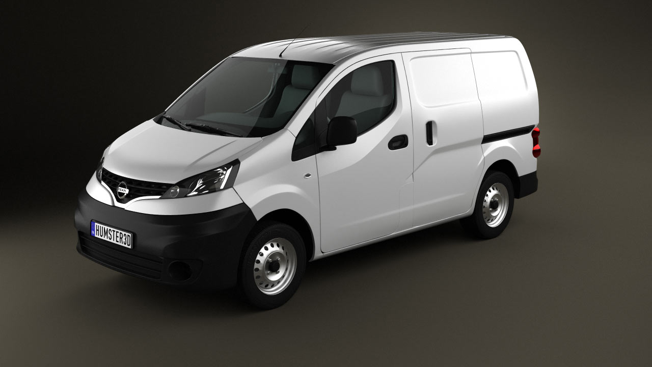 360 view of Nissan NV200 2010 3D model - 3DModels store