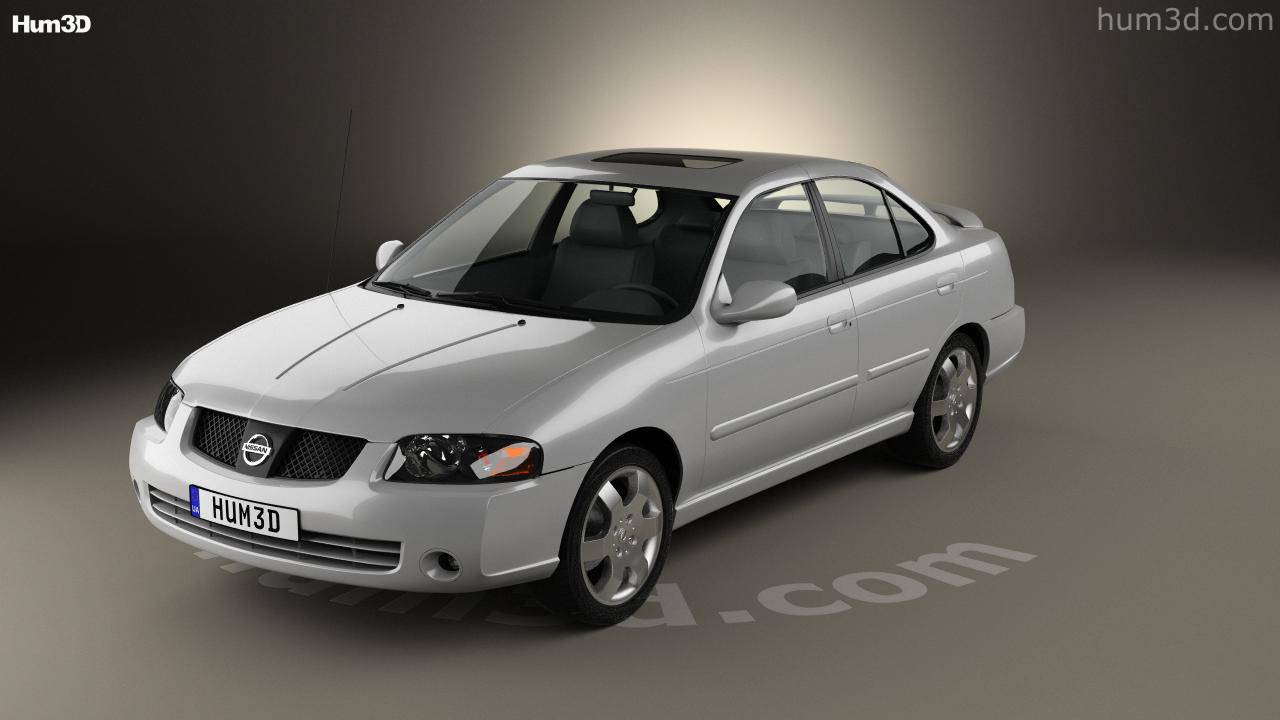 360 view of Nissan Sentra SE-R 2006 3D model - 3DModels store