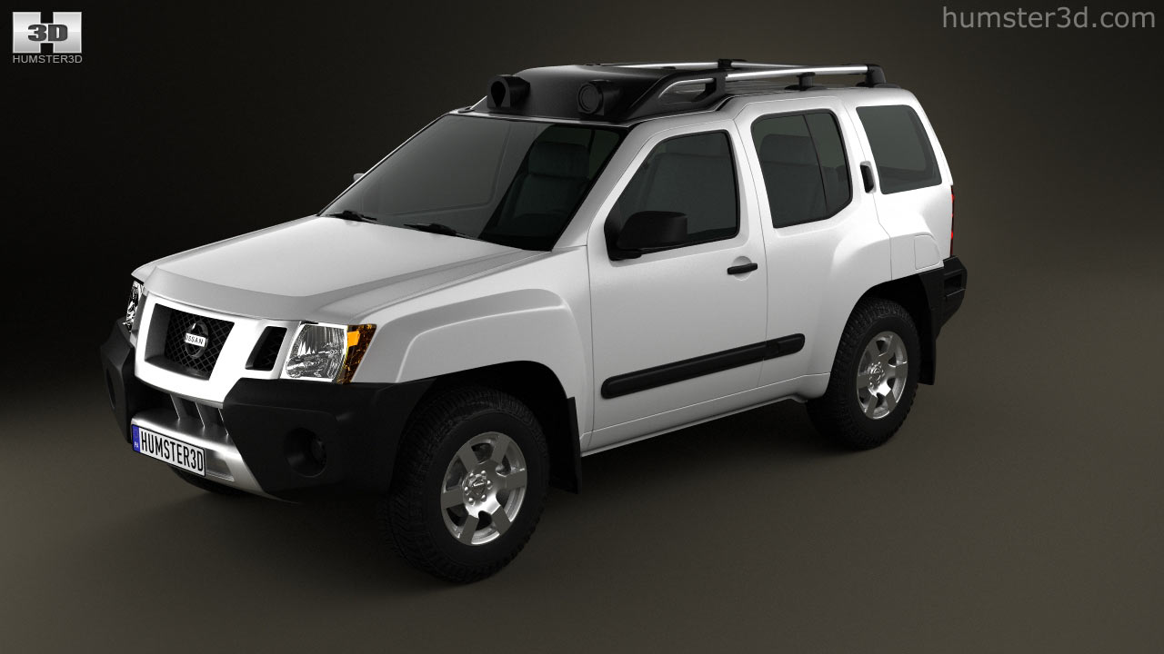 360 view of Nissan Xterra 2014 3D model - 3DModels store