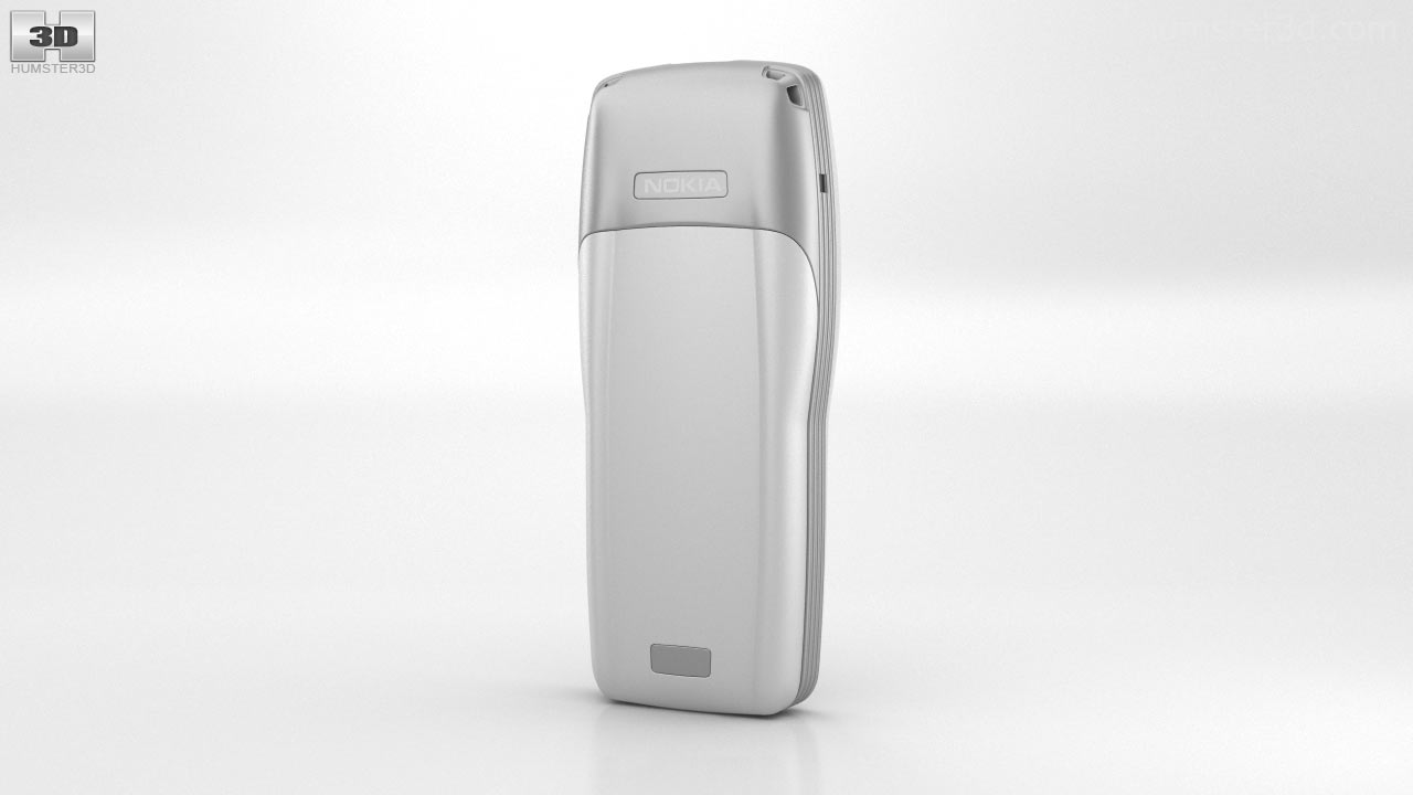 360 view of Nokia 1100 White 3D model - 3DModels store