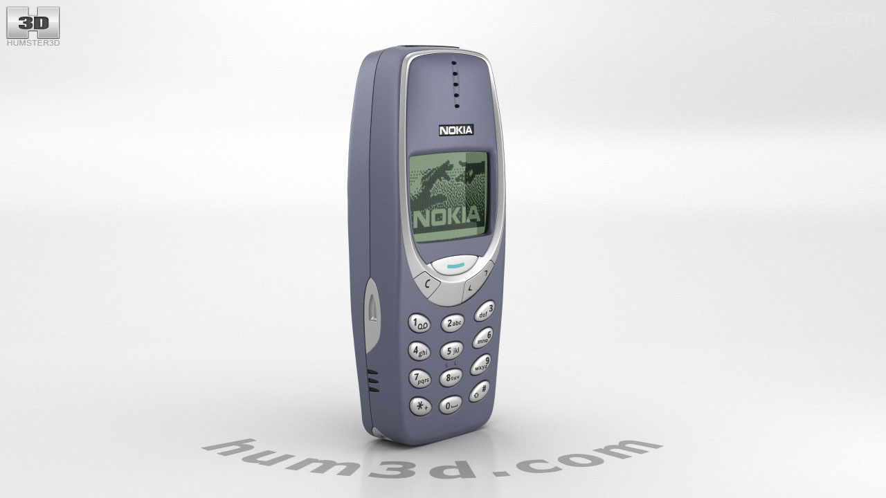 360 view of Nokia 3310 3D model - 3DModels store