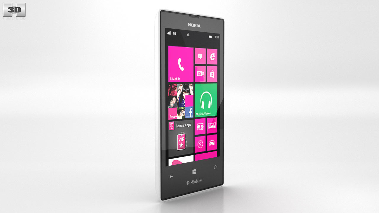360 view of Nokia Lumia 521 3D model - 3DModels store
