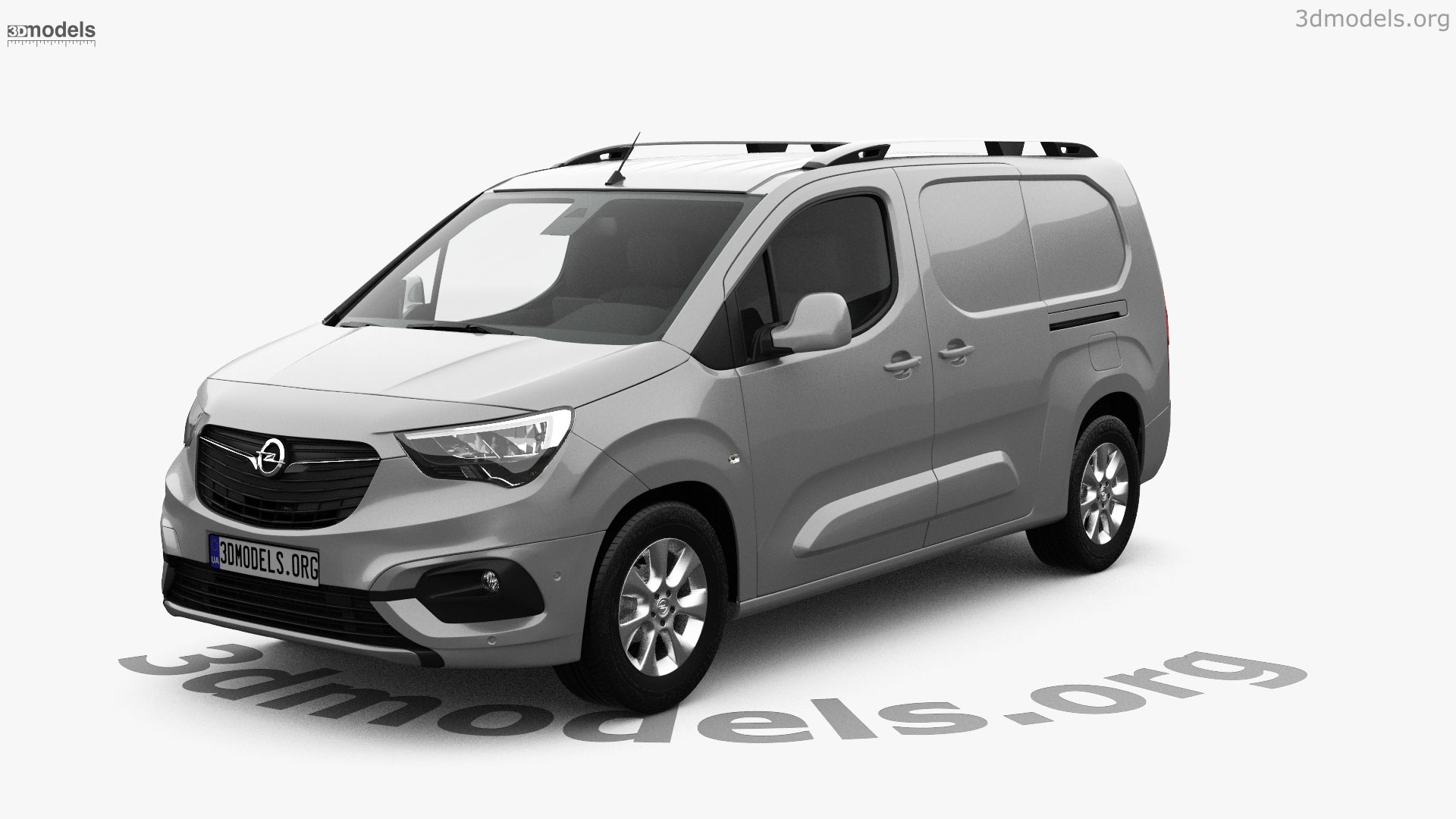 360 view of Opel Combo Cargo XL 2021 3D model - 3DModels store