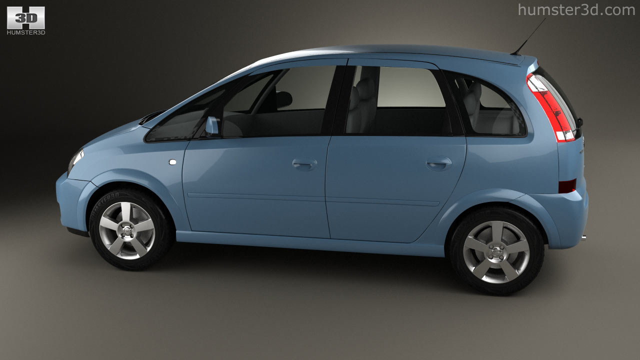 360 view of Opel Meriva (A) 2006 3D model - 3DModels store