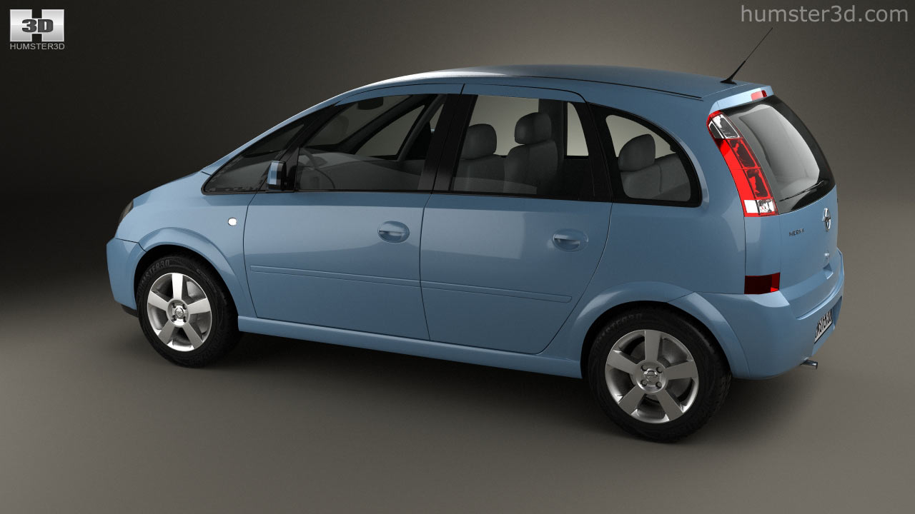 360 view of Opel Meriva (A) 2006 3D model - 3DModels store