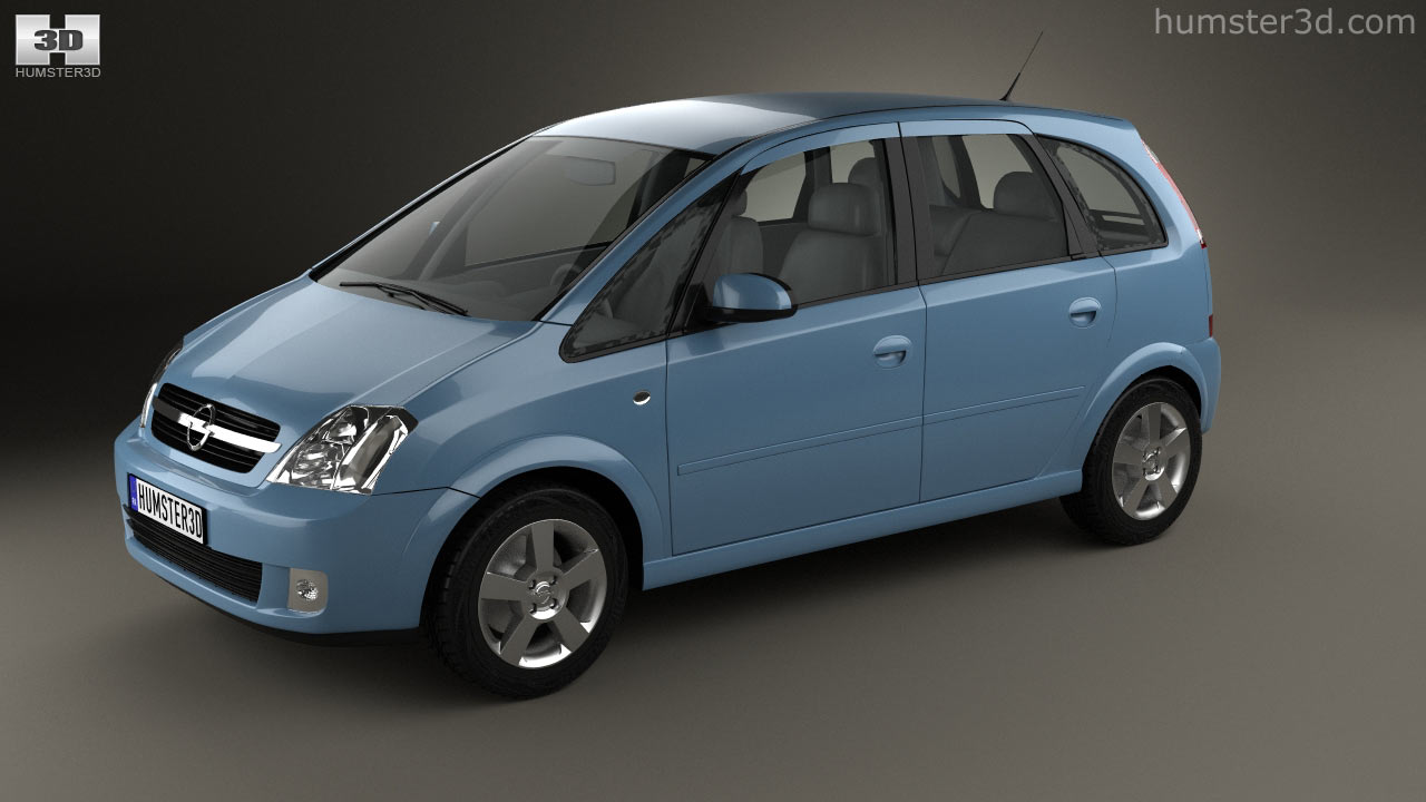 360 view of Opel Meriva (A) 2006 3D model - 3DModels store