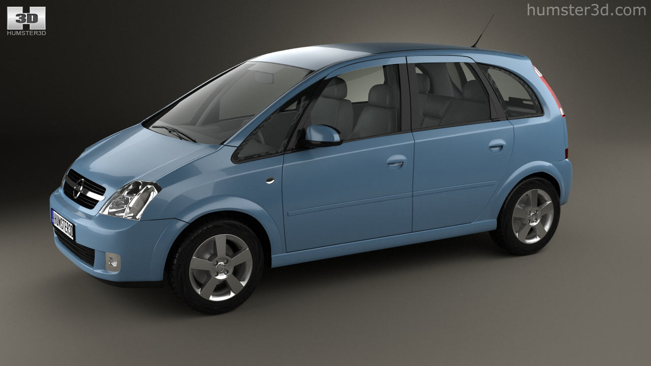 360 view of Opel Meriva (A) 2006 3D model - 3DModels store