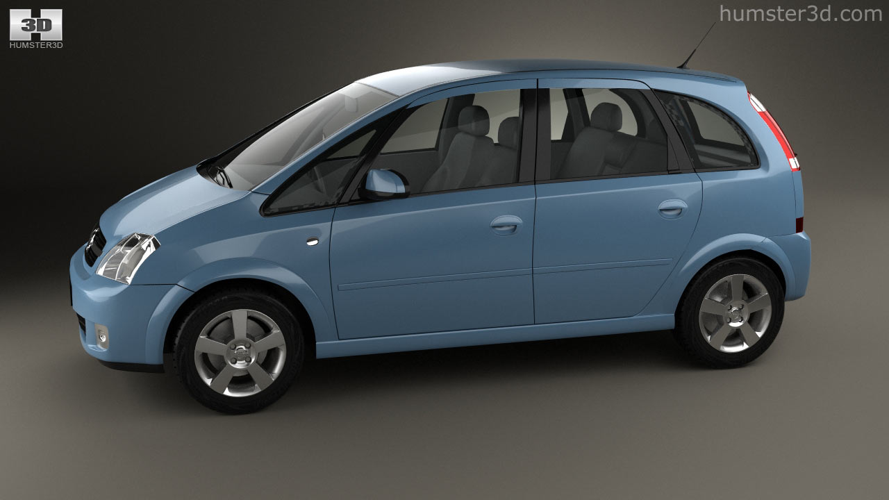360 view of Opel Meriva (A) 2006 3D model - 3DModels store