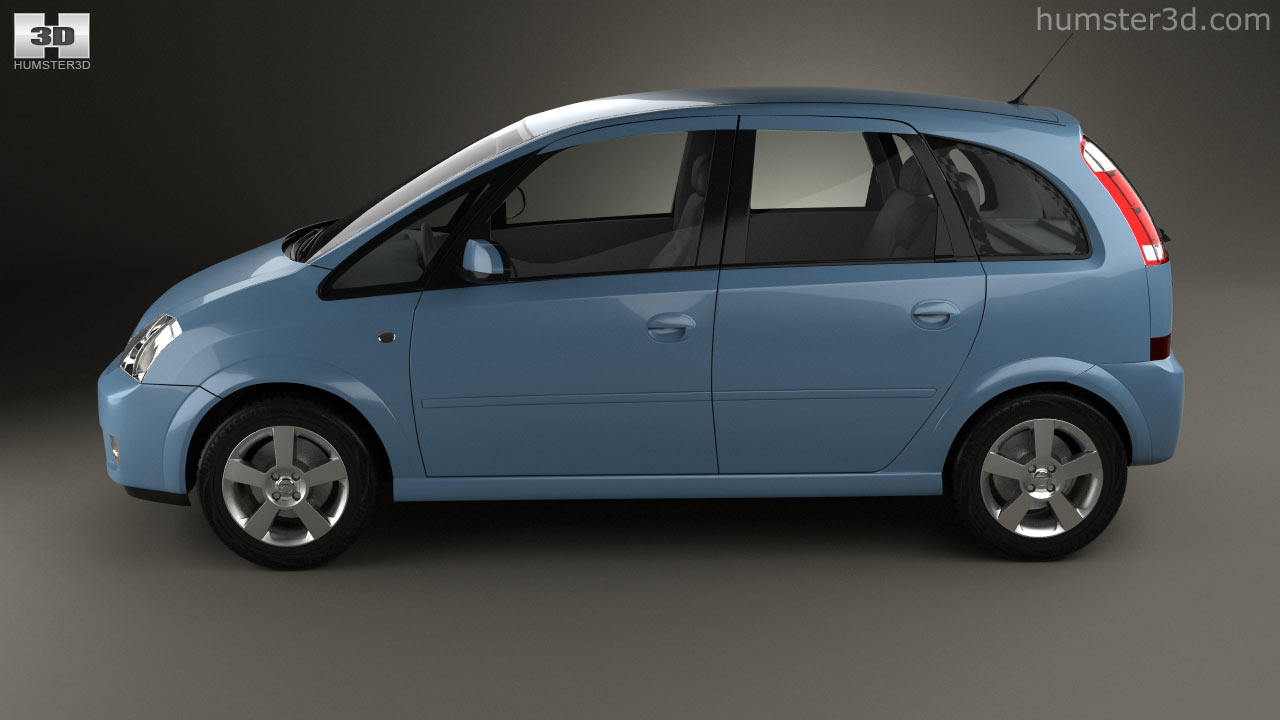 360 view of Opel Meriva (A) 2006 3D model - 3DModels store