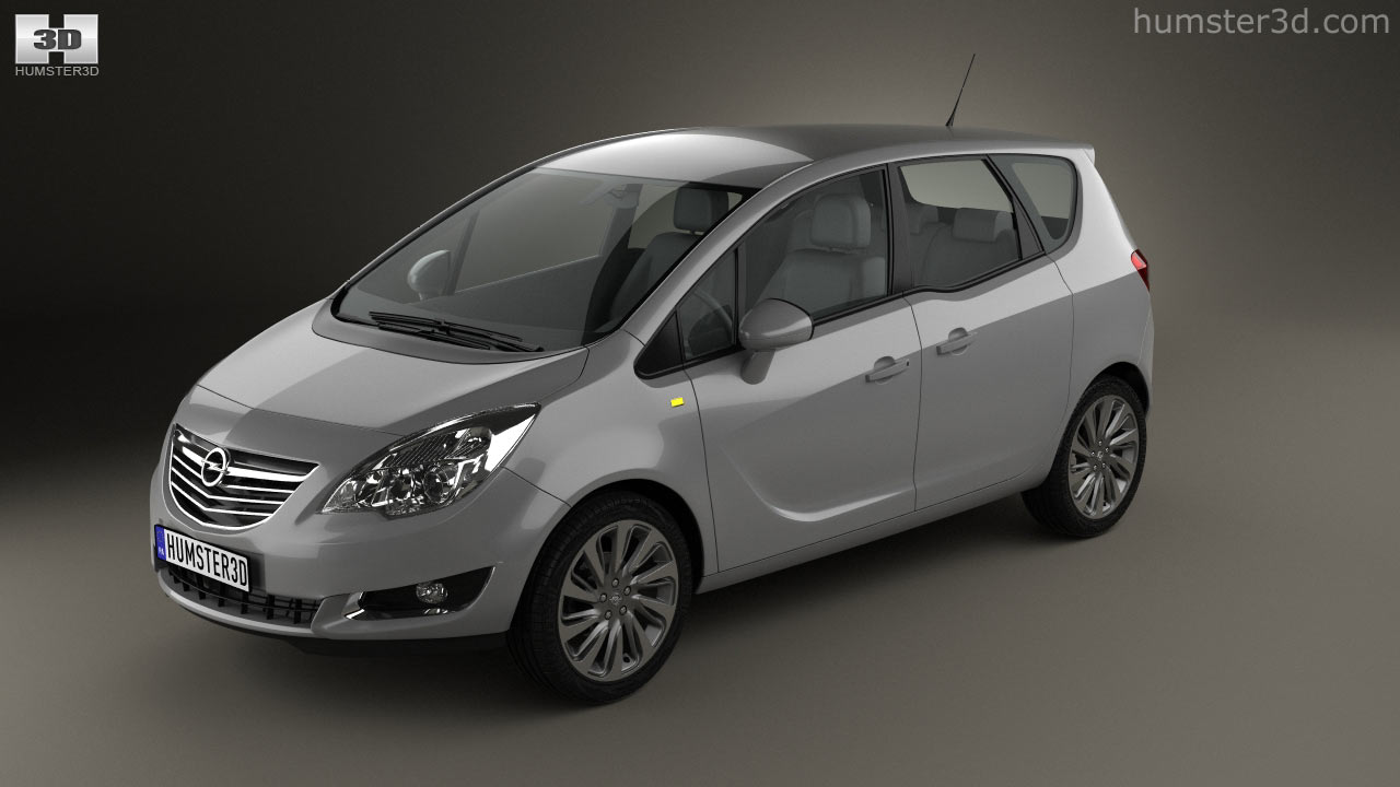360 view of Opel Meriva (B) 2016 3D model - 3DModels store
