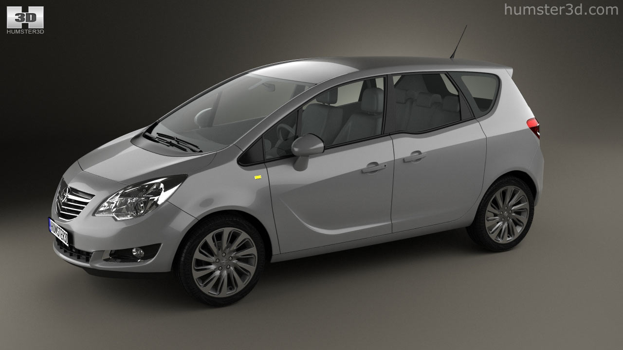 360 view of Opel Meriva (B) 2016 3D model - 3DModels store