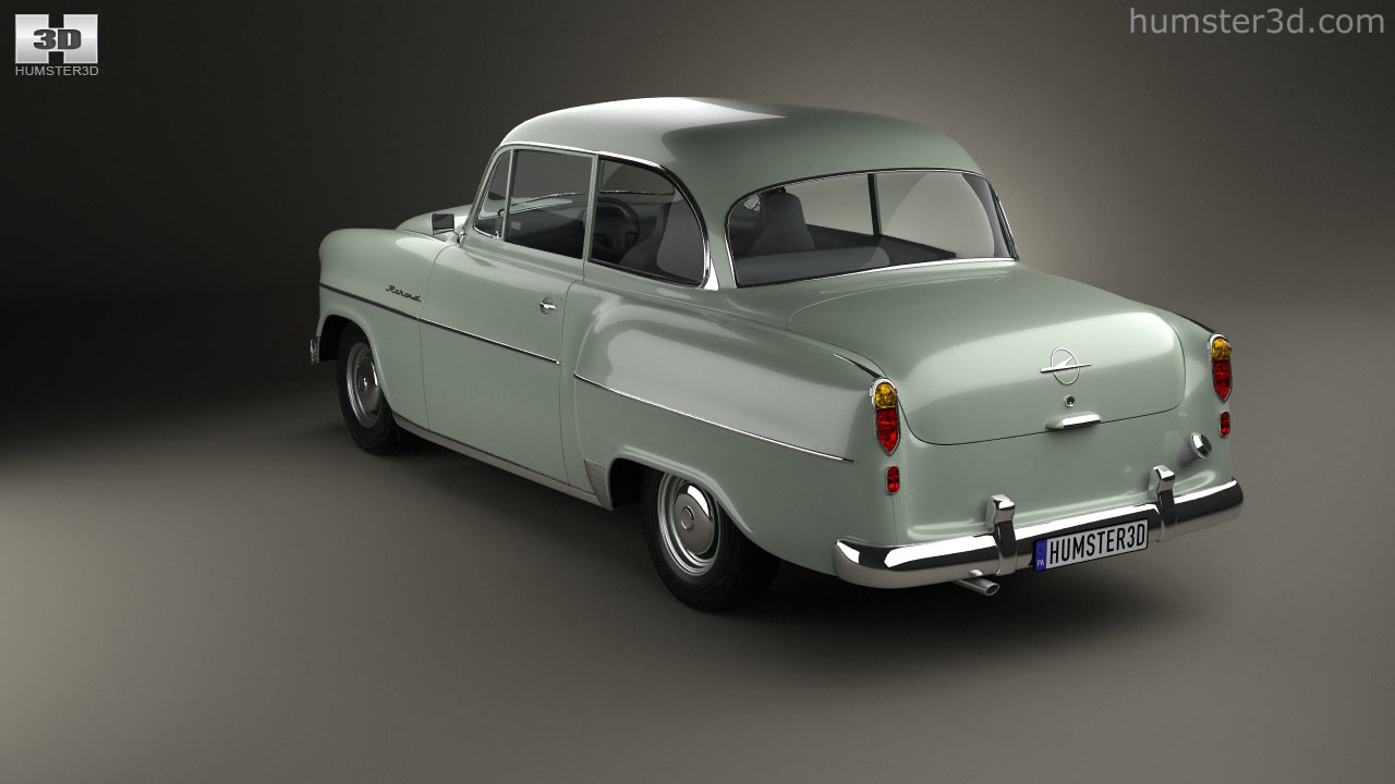 360 view of Opel Olympia Rekord 1956 3D model - 3DModels store