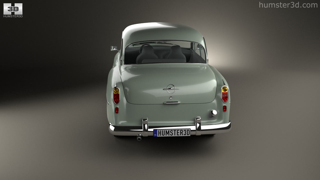 360 view of Opel Olympia Rekord 1956 3D model - 3DModels store