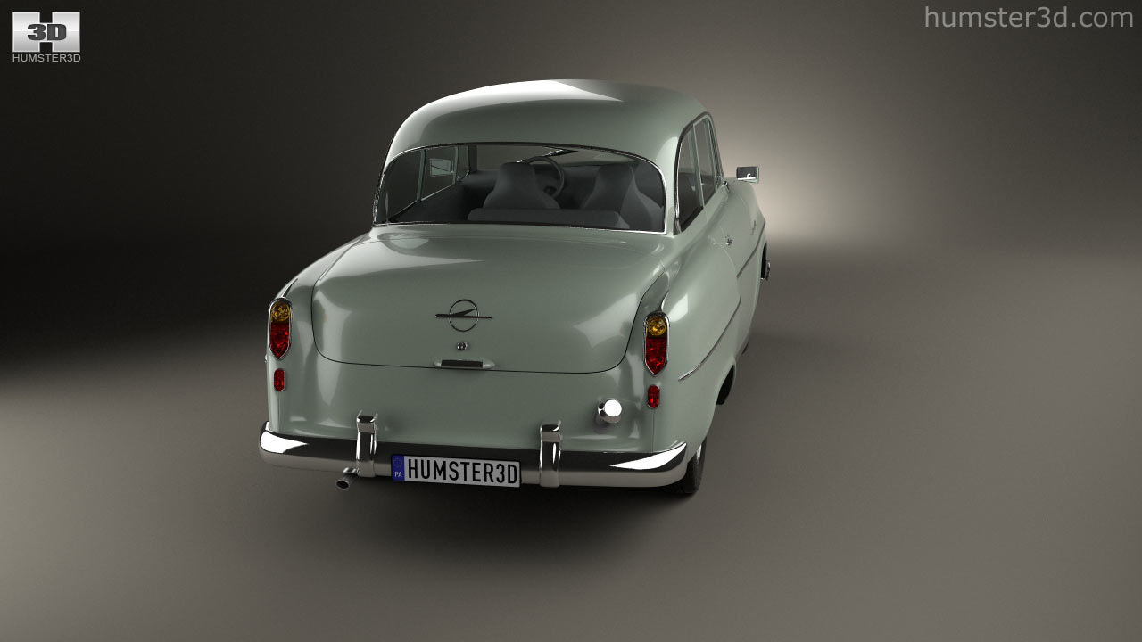 360 view of Opel Olympia Rekord 1956 3D model - 3DModels store