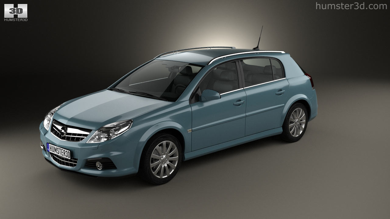 360 view of Opel Signum 2008 3D model - 3DModels store