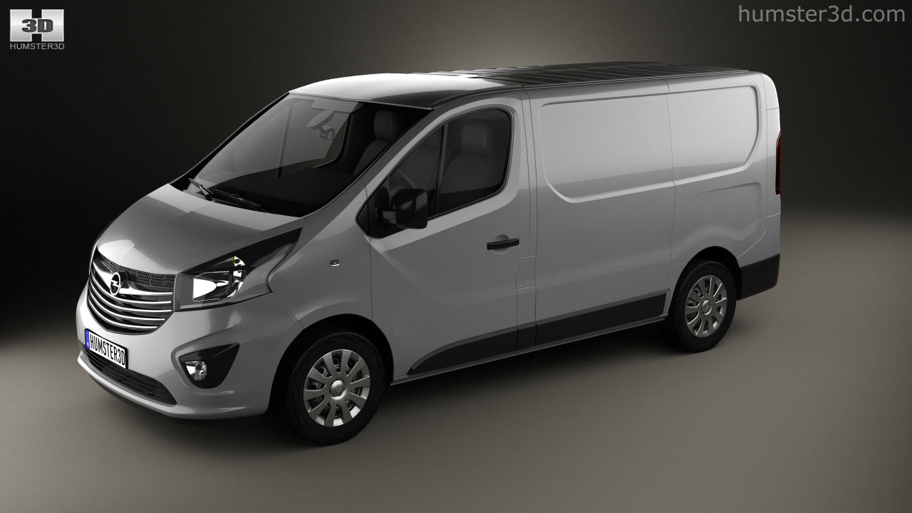 360 view of Opel Vivaro Panel Van L1H1 2017 3D model - 3DModels store