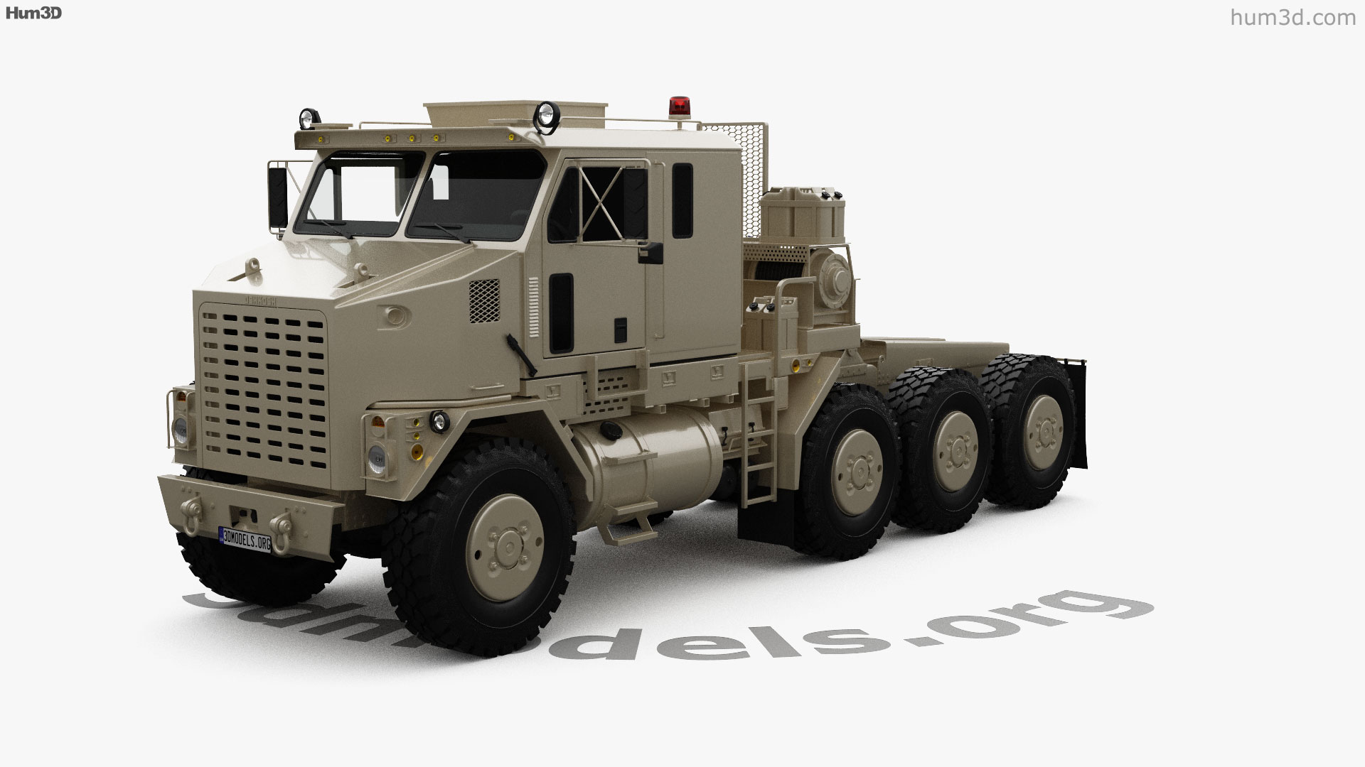 360 view of Oshkosh M1070A0 Tractor Truck 1995 3D model - 3DModels store