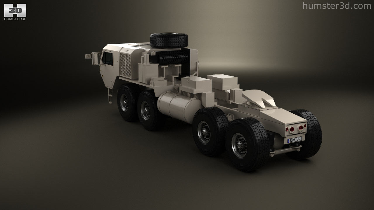 360 view of Oshkosh HEMTT M983A4 Patriot Tractor Truck 2014 3D model ...