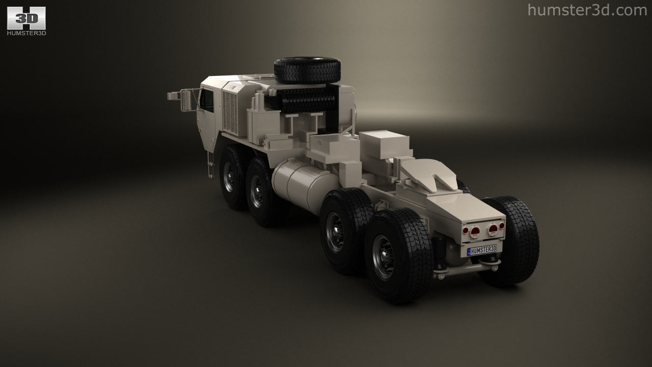 360 view of Oshkosh HEMTT M983A4 Patriot Tractor Truck 2014 3D model ...