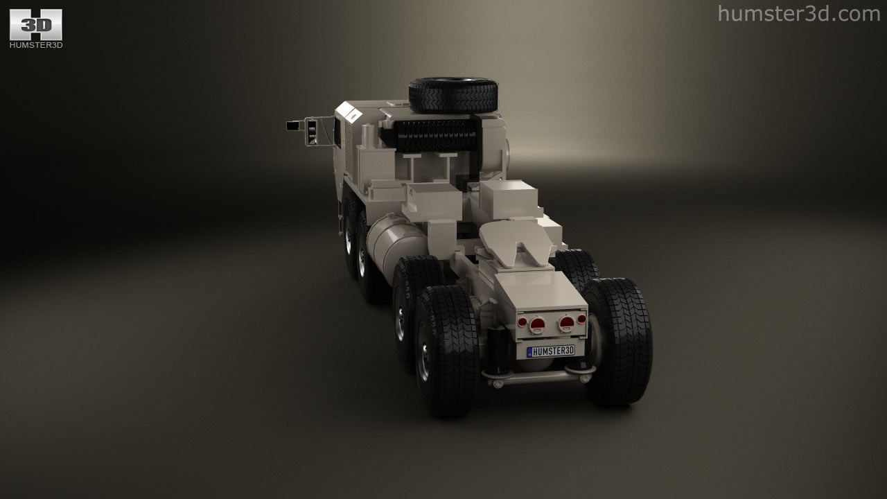 360 view of Oshkosh HEMTT M983A4 Patriot Tractor Truck 2014 3D model ...