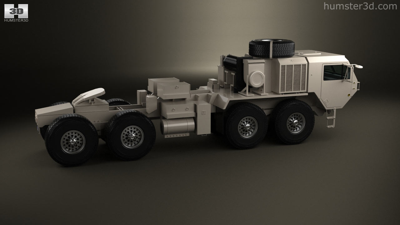 360 view of Oshkosh HEMTT M983A4 Patriot Tractor Truck 2014 3D model ...