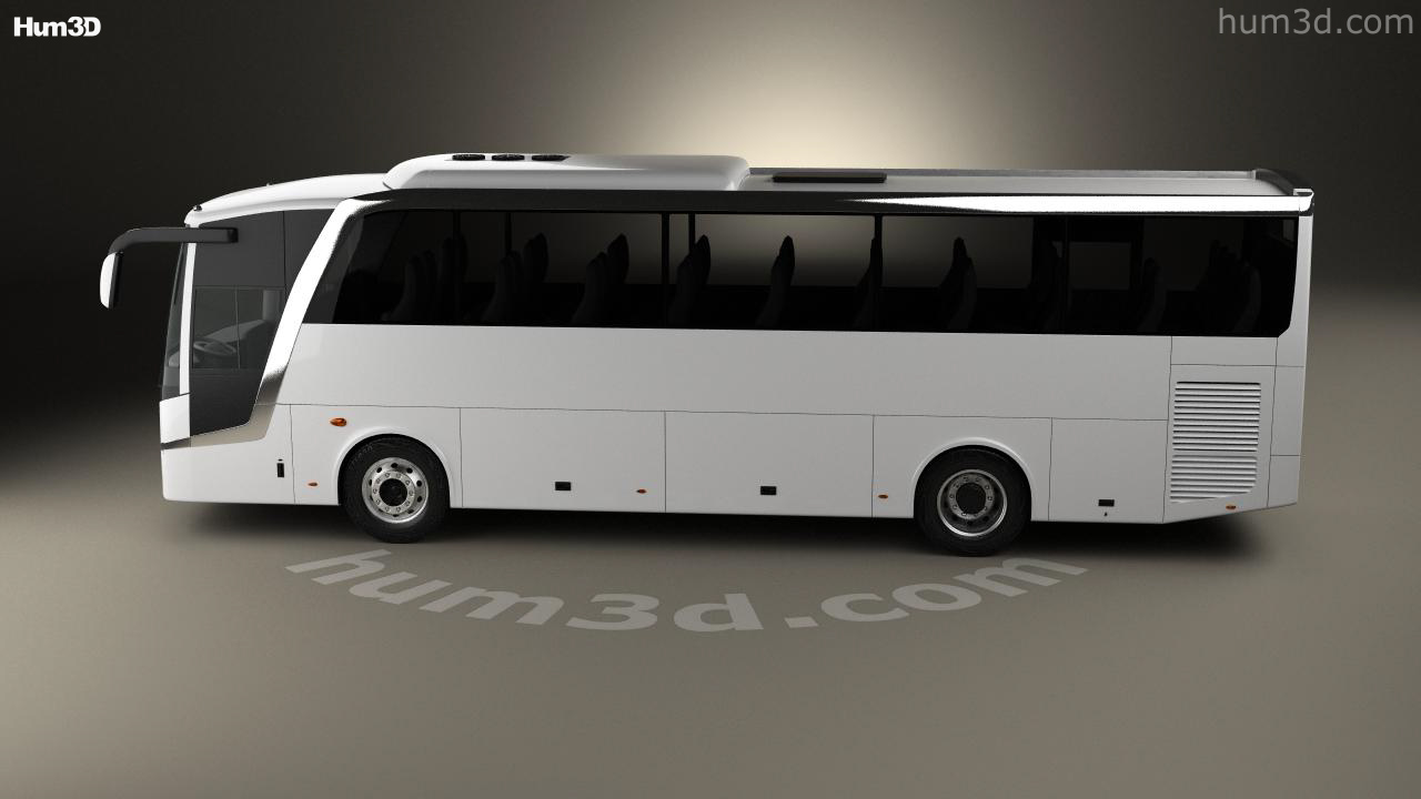 360 view of Otokar Vectio 250T bus 2007 3D model - 3DModels store