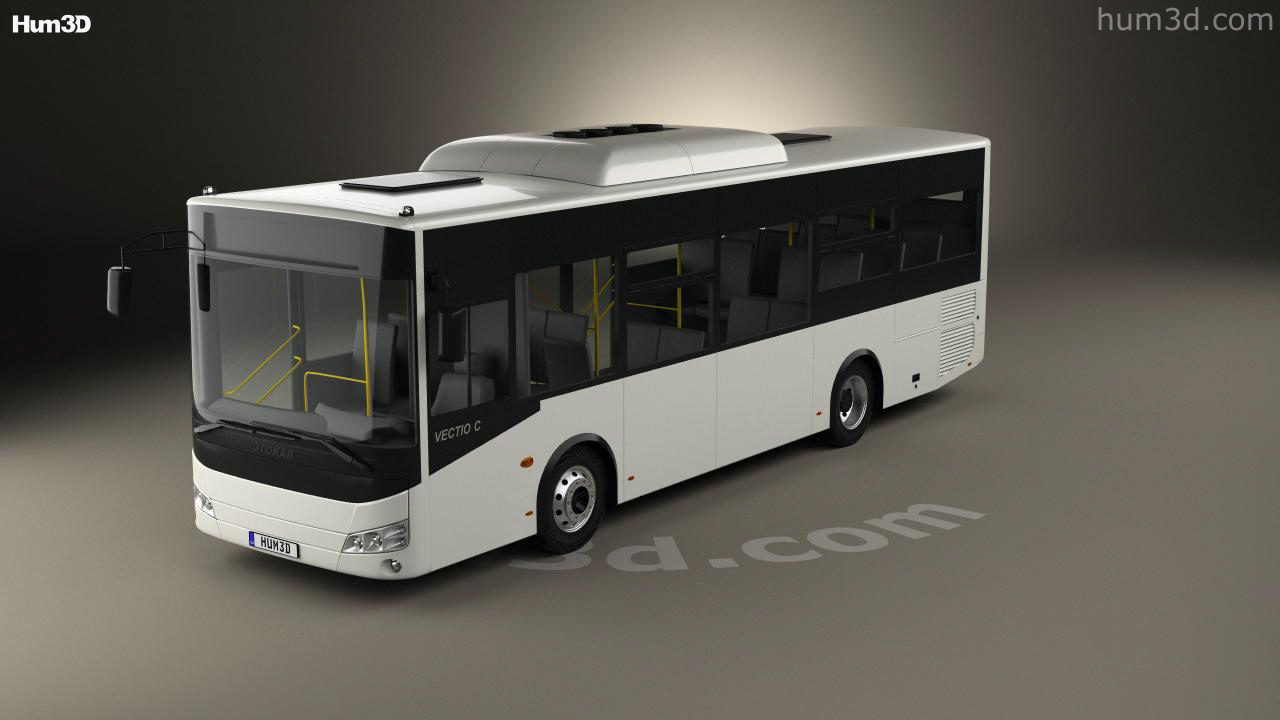 360 view of Otokar Vectio C bus 2017 3D model - 3DModels store
