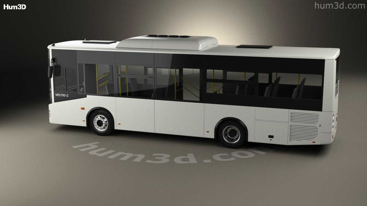 360 view of Otokar Vectio C bus 2017 3D model - 3DModels store