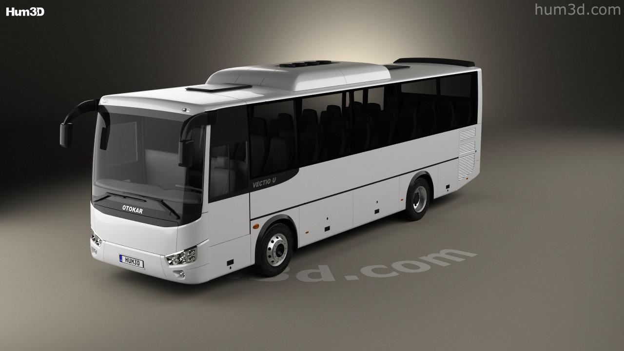 360 view of Otokar Vectio U bus 2017 3D model - 3DModels store