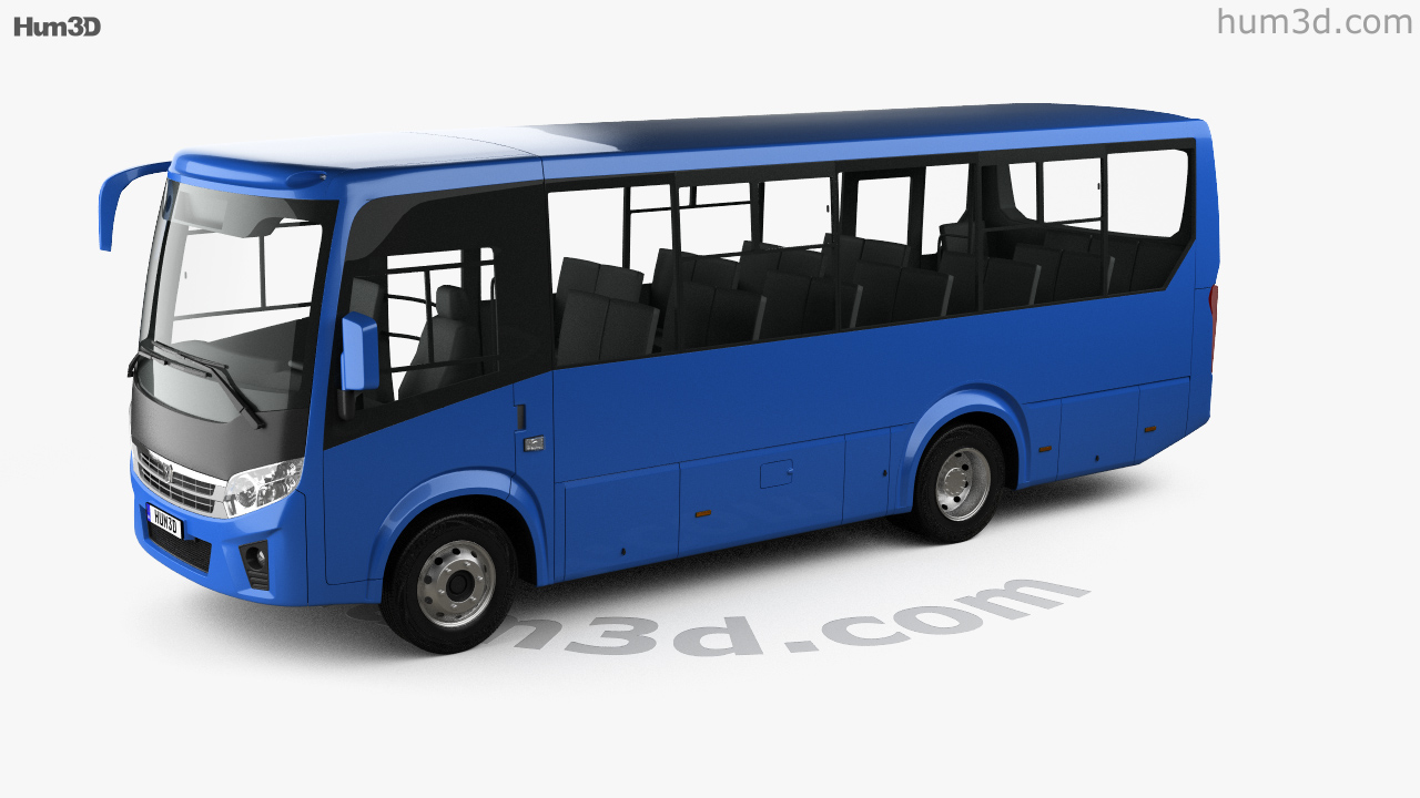 360 view of PAZ Vector Next bus 2017 3D model - 3DModels store