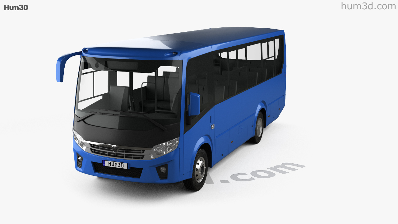 360 view of PAZ Vector Next bus 2017 3D model - 3DModels store