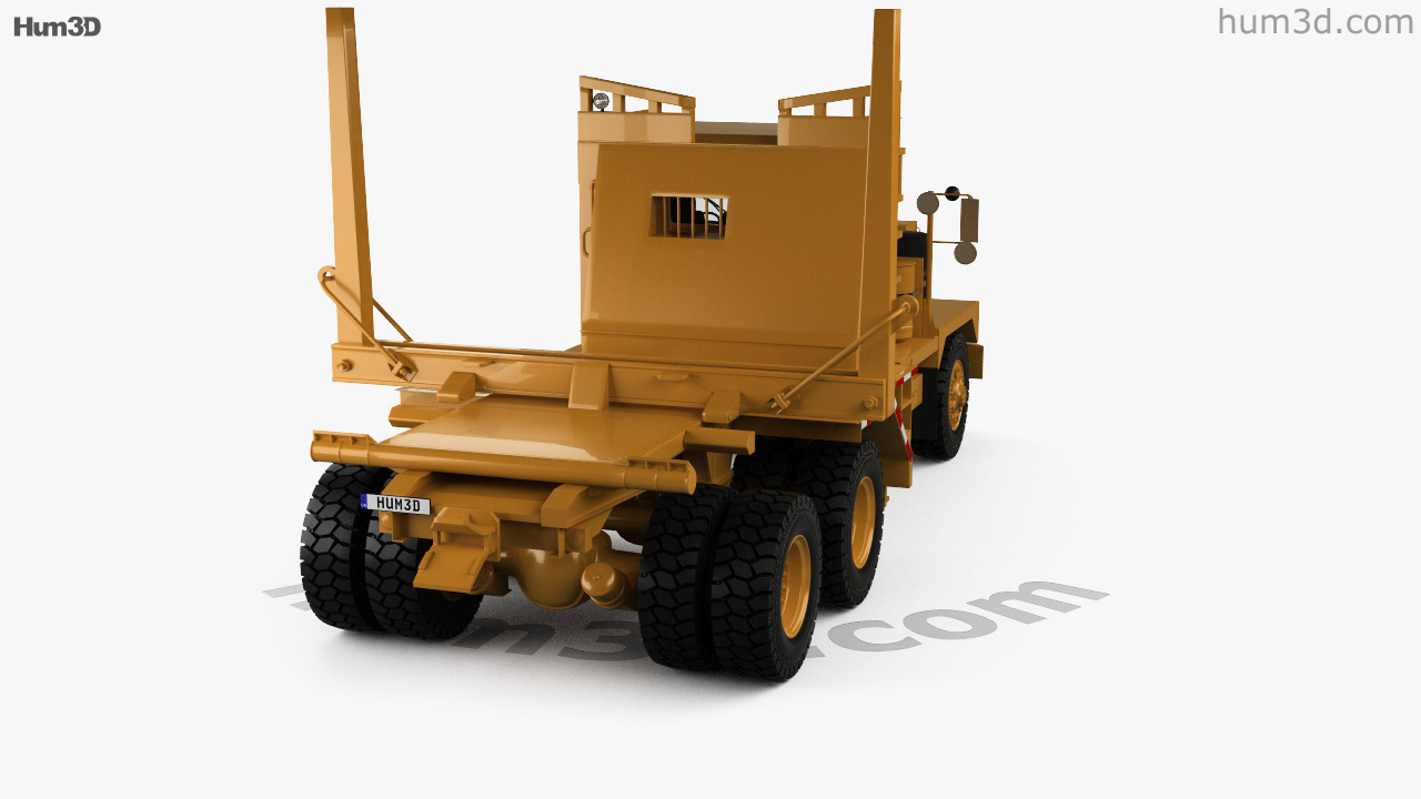 360 view of Pacific P-16 Log Truck 1978 3D model - 3DModels store
