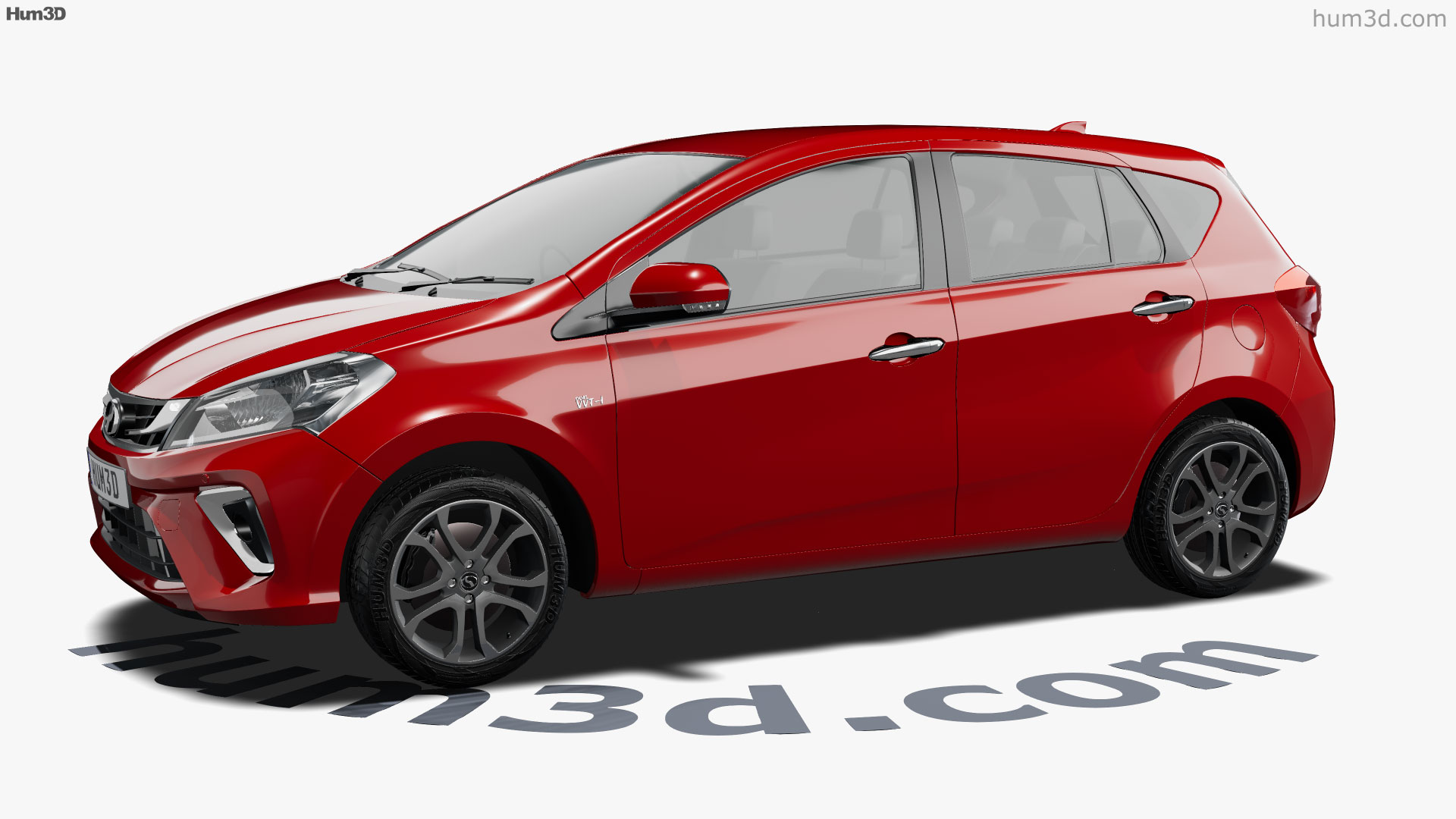 360 view of Perodua Myvi 2022 3D model - 3DModels store