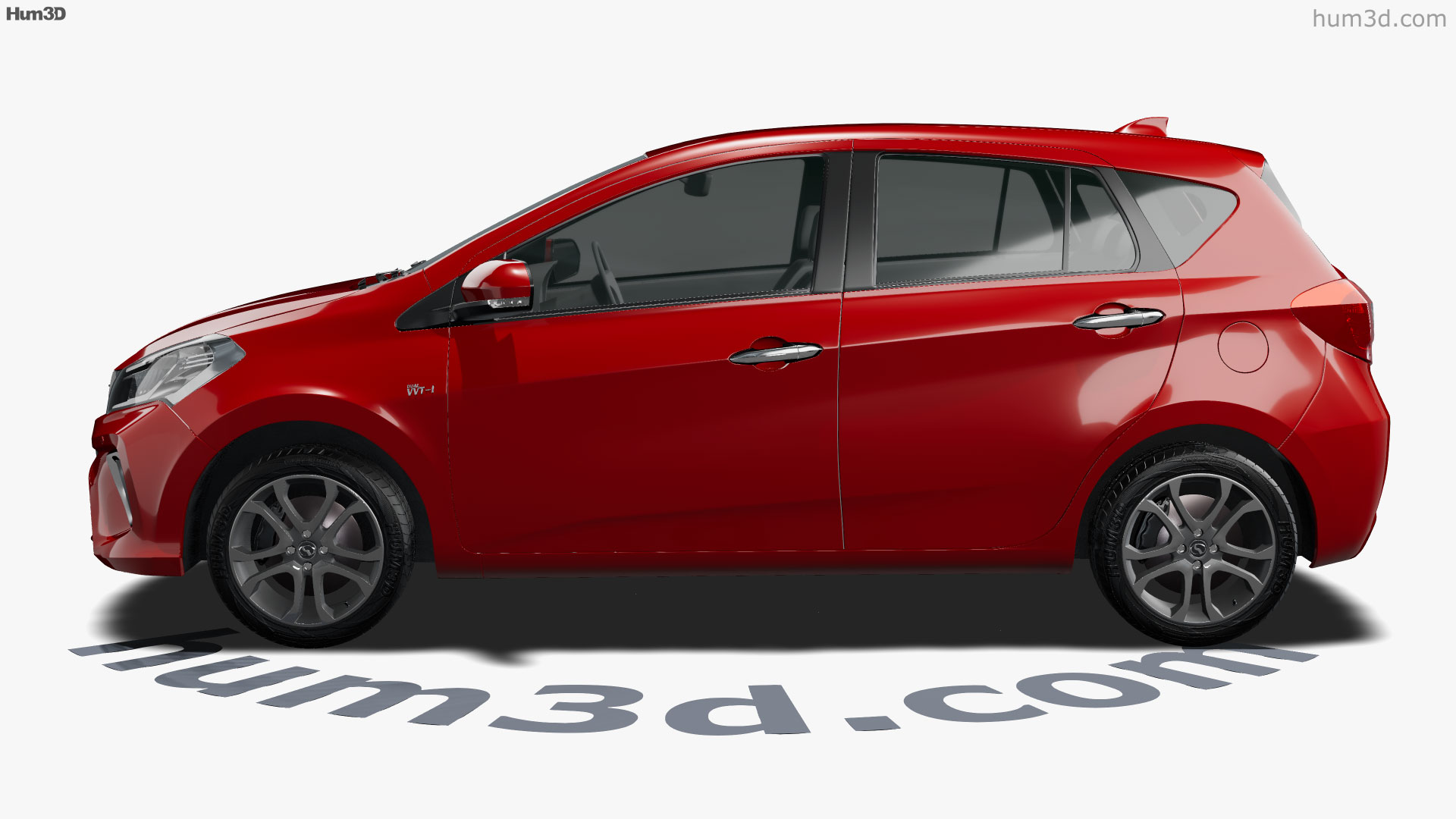 360 view of Perodua Myvi 2022 3D model - 3DModels store