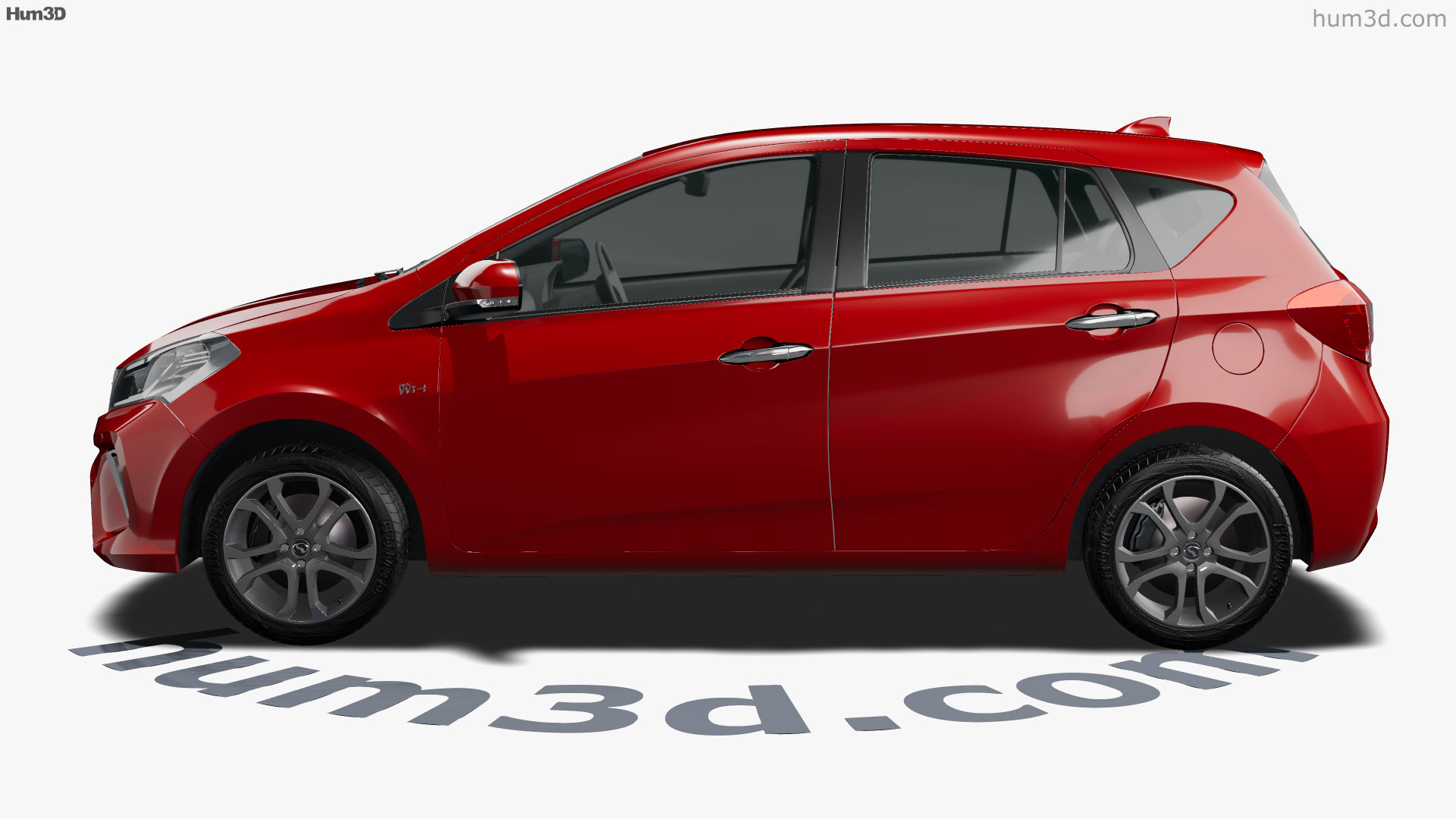 360 view of Perodua Myvi 2022 3D model - 3DModels store