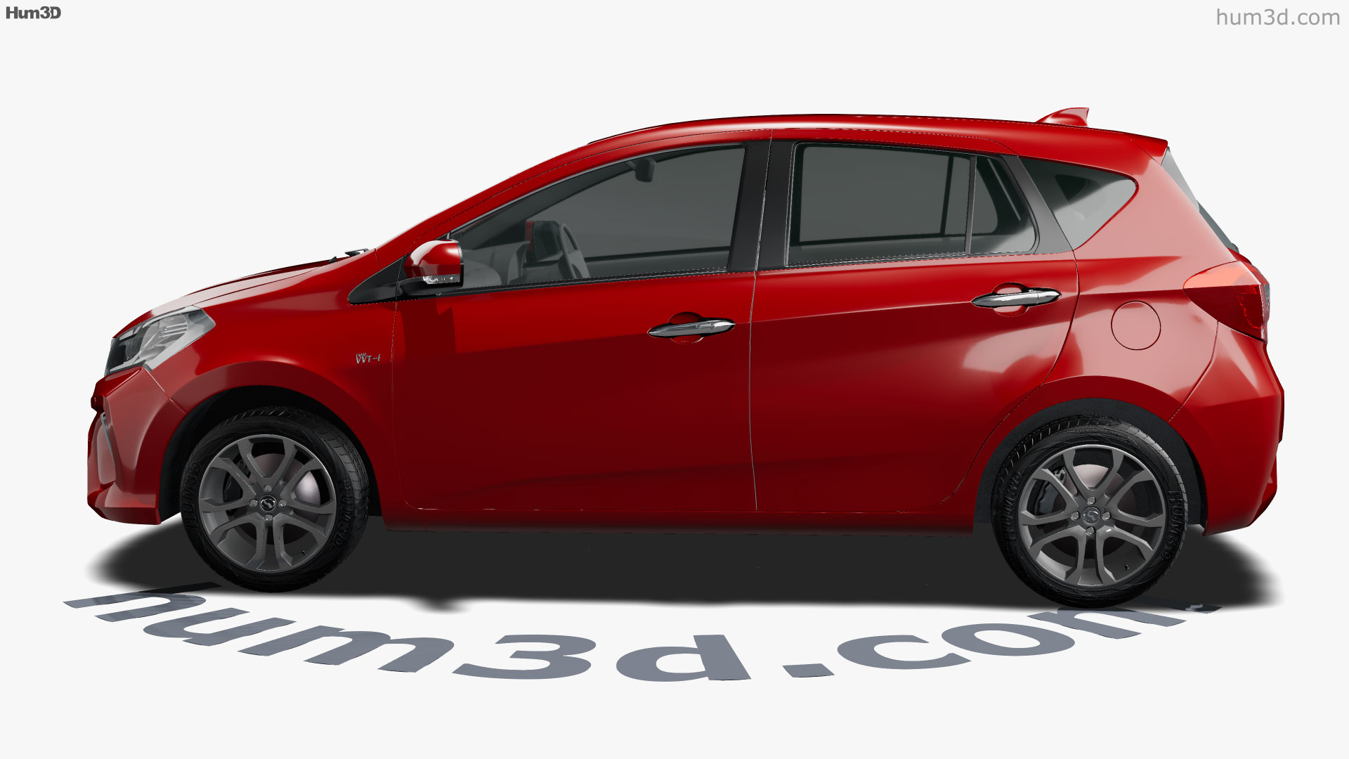 360 view of Perodua Myvi 2022 3D model - 3DModels store