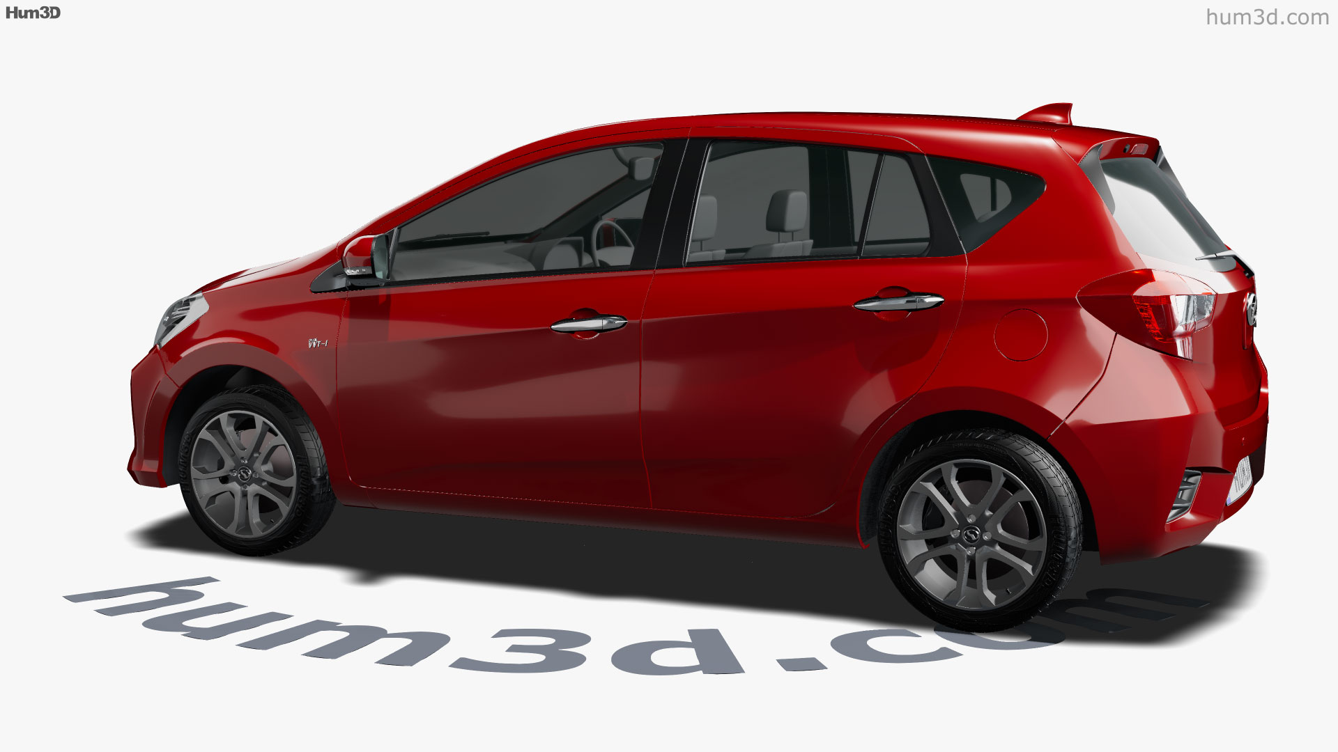 360 view of Perodua Myvi 2022 3D model - 3DModels store