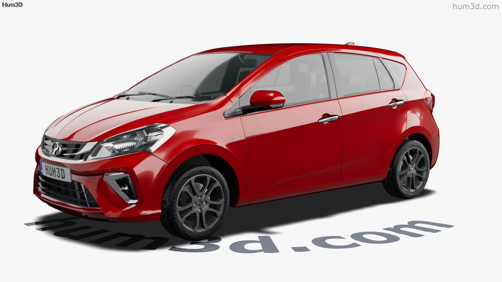 360 view of Perodua Myvi 2022 3D model - 3DModels store