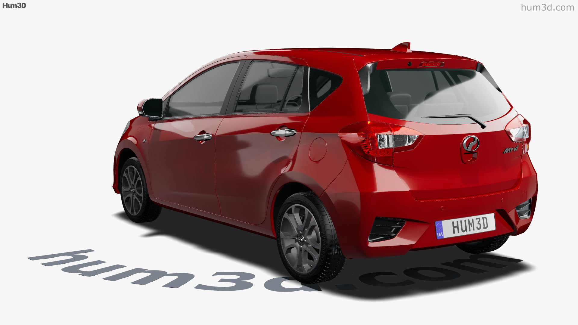 360 view of Perodua Myvi 2022 3D model - 3DModels store